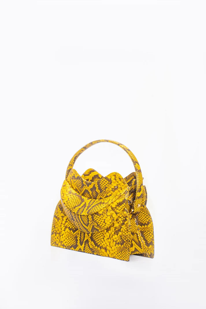 Dada Pedon Luna Amber Rattler with detachable Strap Handbag | African ...